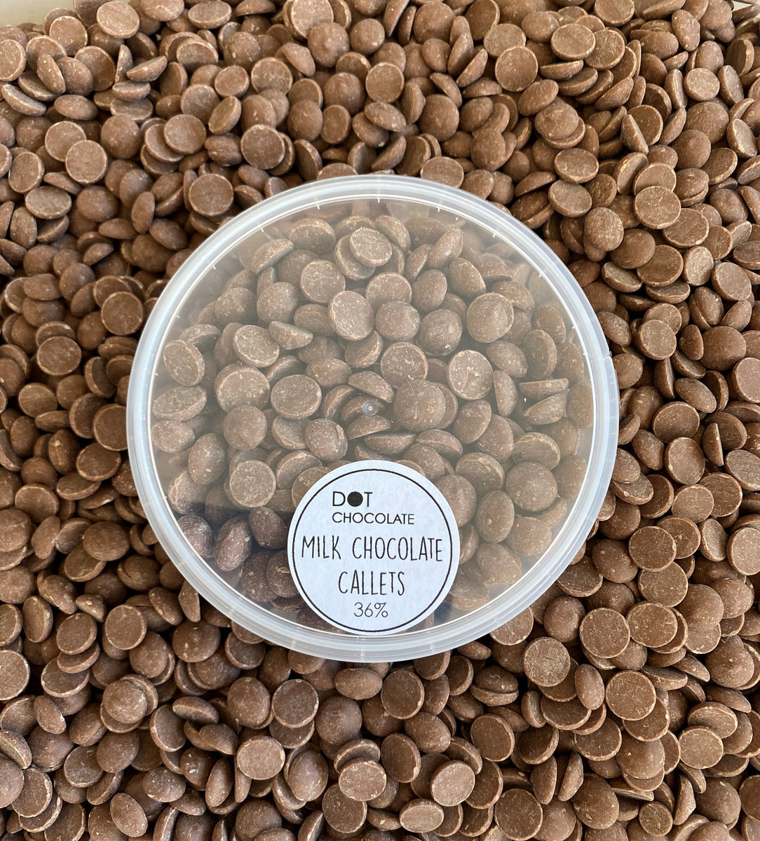 Milk Chocolate Callets 200g – Dot Chocolate